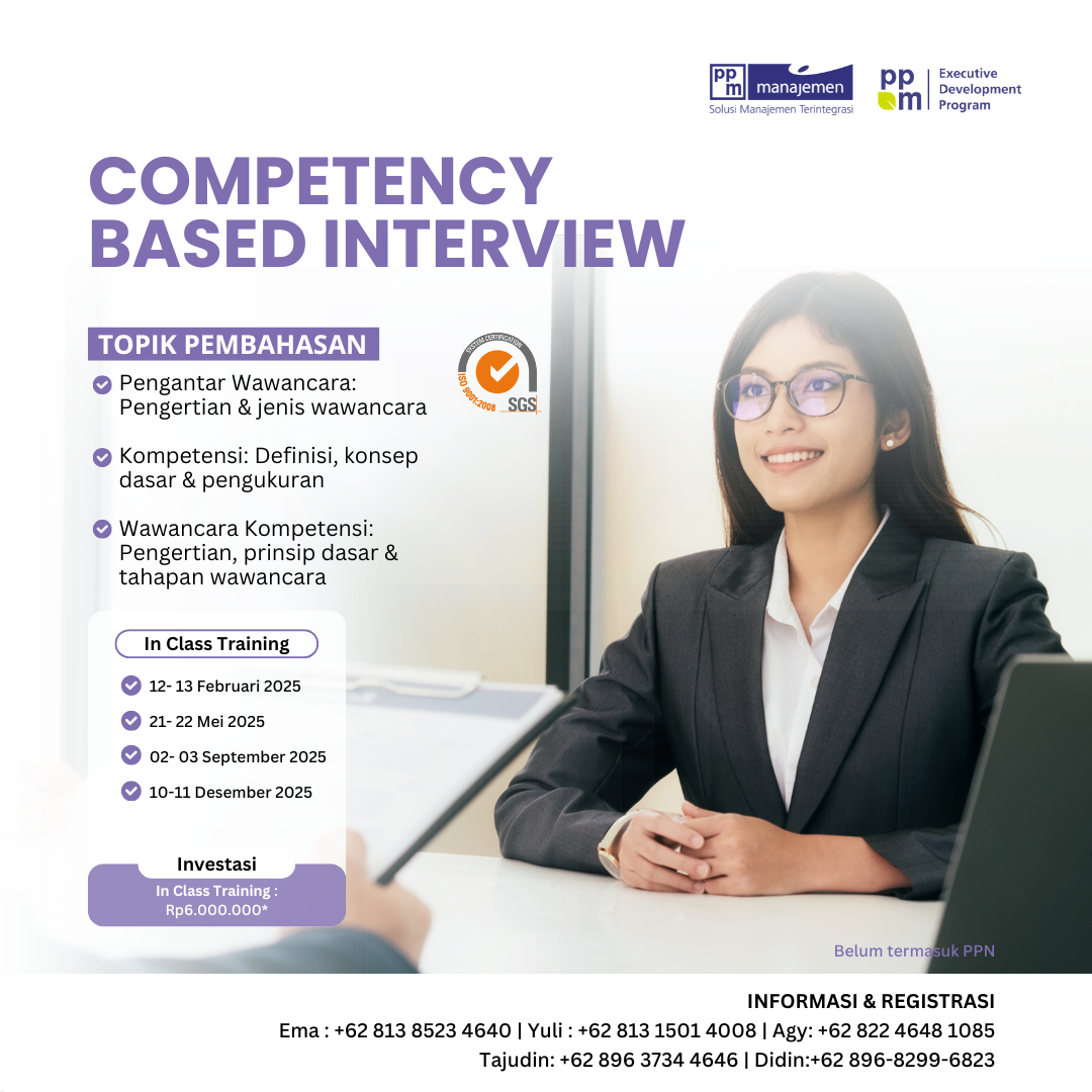 Competency Based Interview [In-Class Training] | PBP